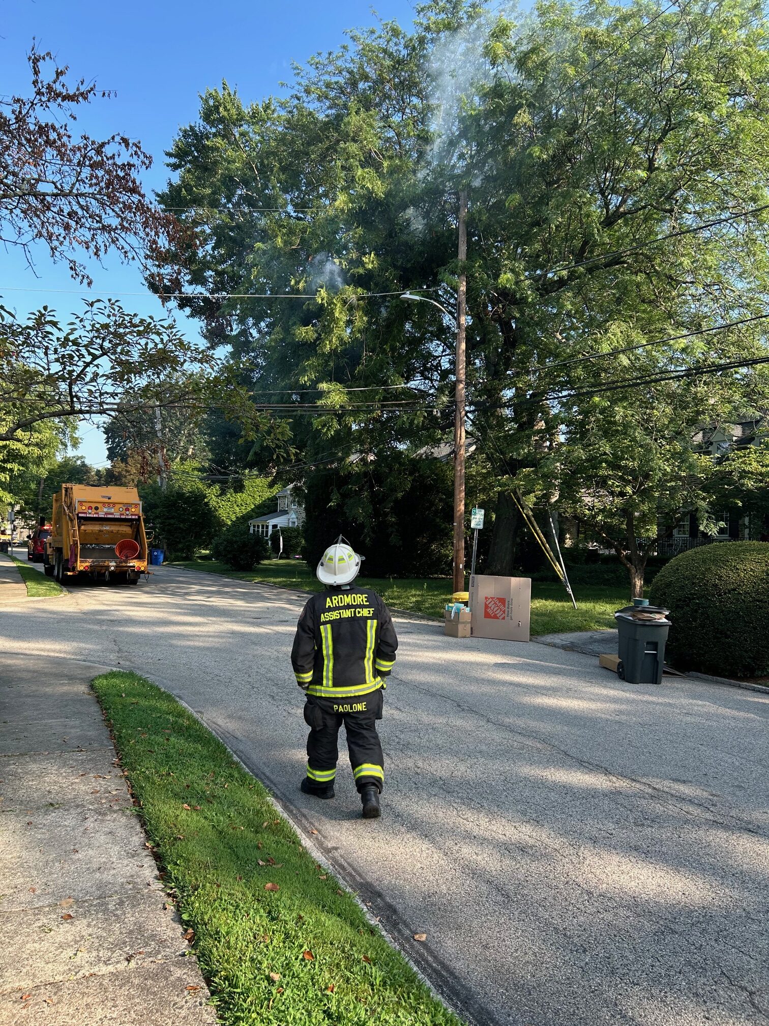 7/30/2025 0817 Wire Fire - Merion Fire Company of Ardmore