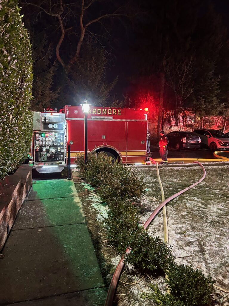 01/03/2026 0333 Building Fire - Merion Fire Company of Ardmore