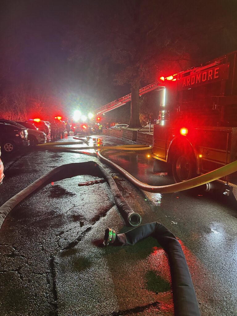 01/03/2026 0333 Building Fire - Merion Fire Company of Ardmore